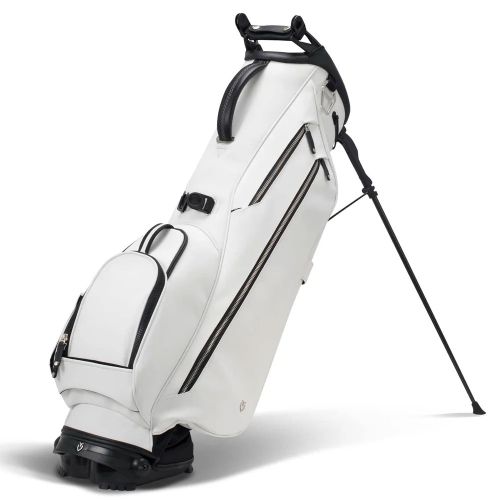 Vessel VLS LUX Stand Bag Pebbled White | Silvermere Golf