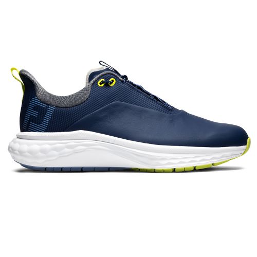 FootJoy Quantum Golf Shoes (White / Grey / Blue) <BR>フットジョイ