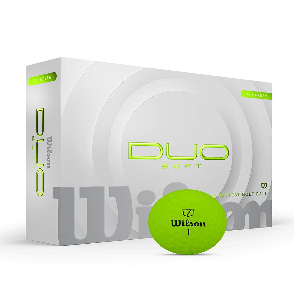 Wilson Duo Soft Green Golf Balls 2025 | Silvermere Golf